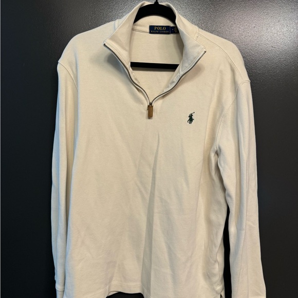 Ralph Lauren | Shirts | Ralph Lauren Cream Sweatshirt Timeless Design ...